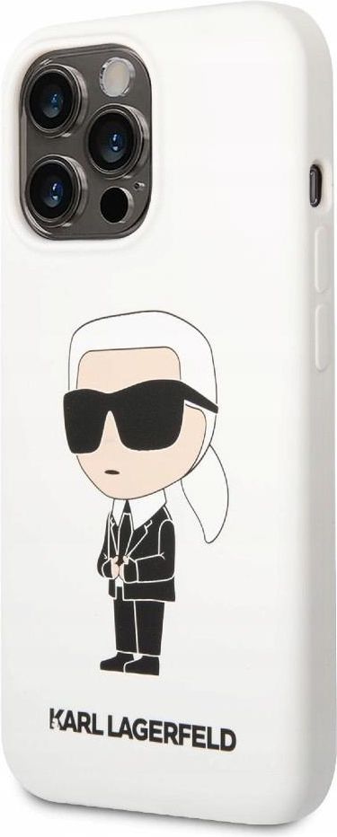 Karl Lagerfeld Liquid Silicone Ikonik Nft Case For Iphone 13 Pro Białe ...