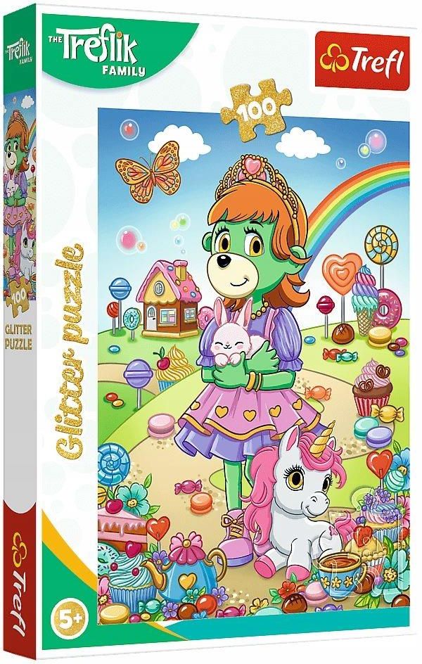 Trefl Puzzle z brokatem 100el. Brokatowe Trefliki 14833 - Ceny i opinie ...
