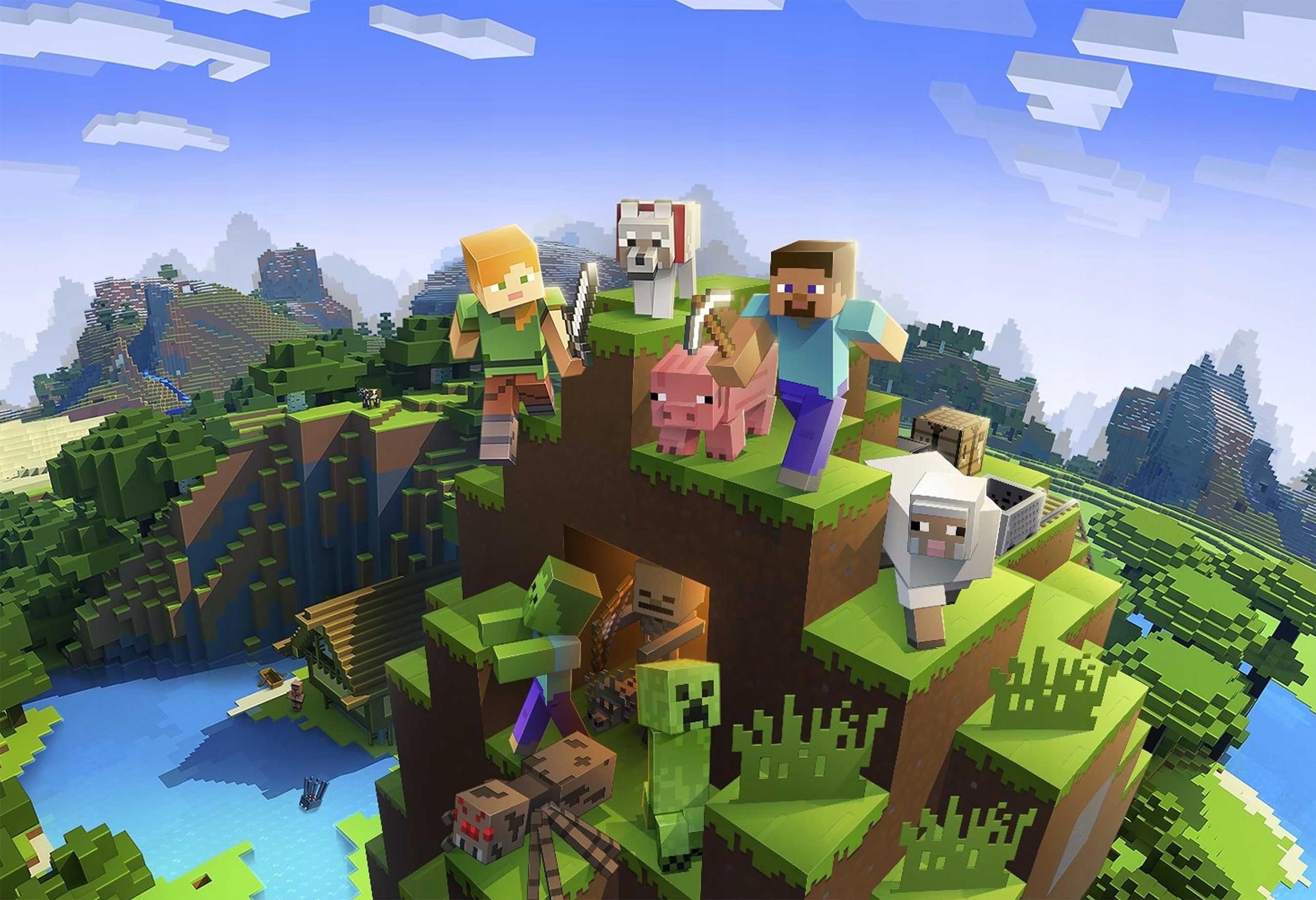 Prodej Piękna Fototapeta Na Ścianę Grafika T4U-Minecraft 01 368x254 ...