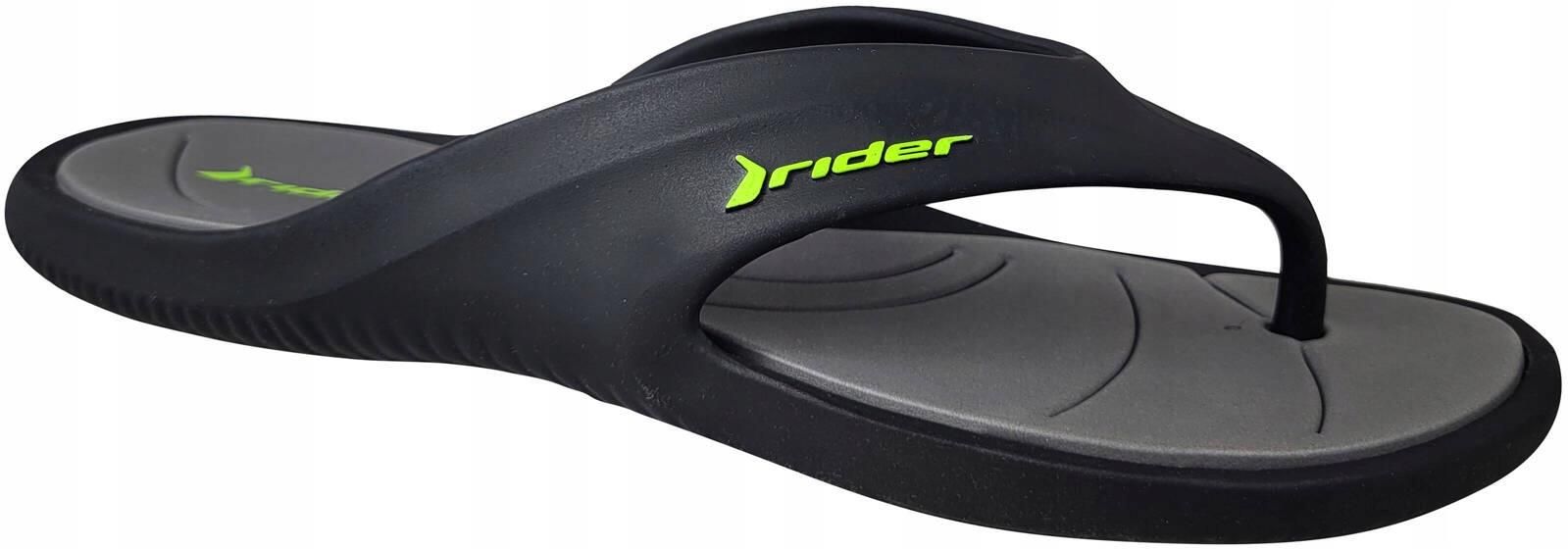 Rider Cape XVII Ad Męskie Japonki Klapki Basenowe Plażowe Czarne - Ceny ...