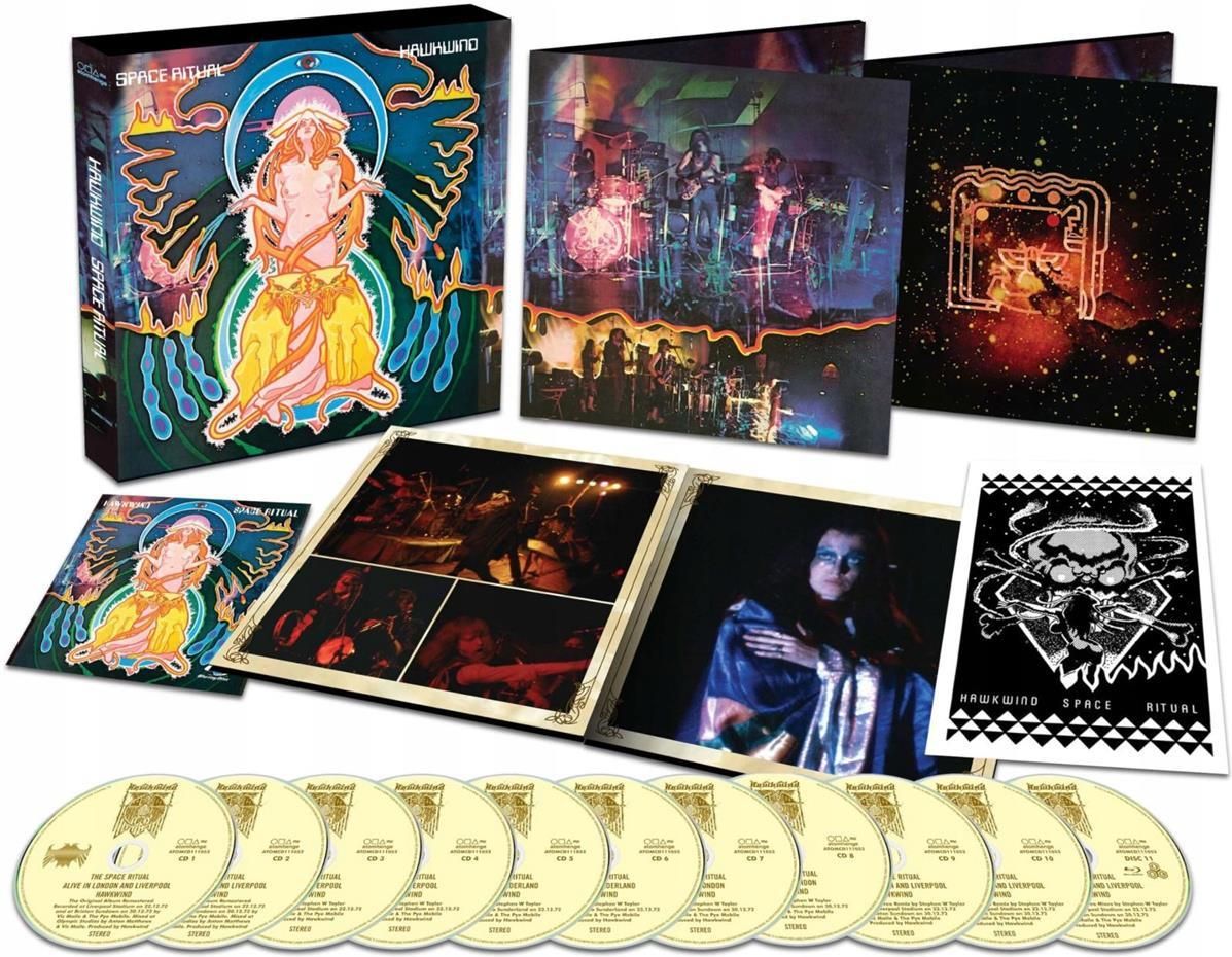 Płyta kompaktowa Hawkwind Space Ritual 50th Anniversary (10CD+blu-ray ...