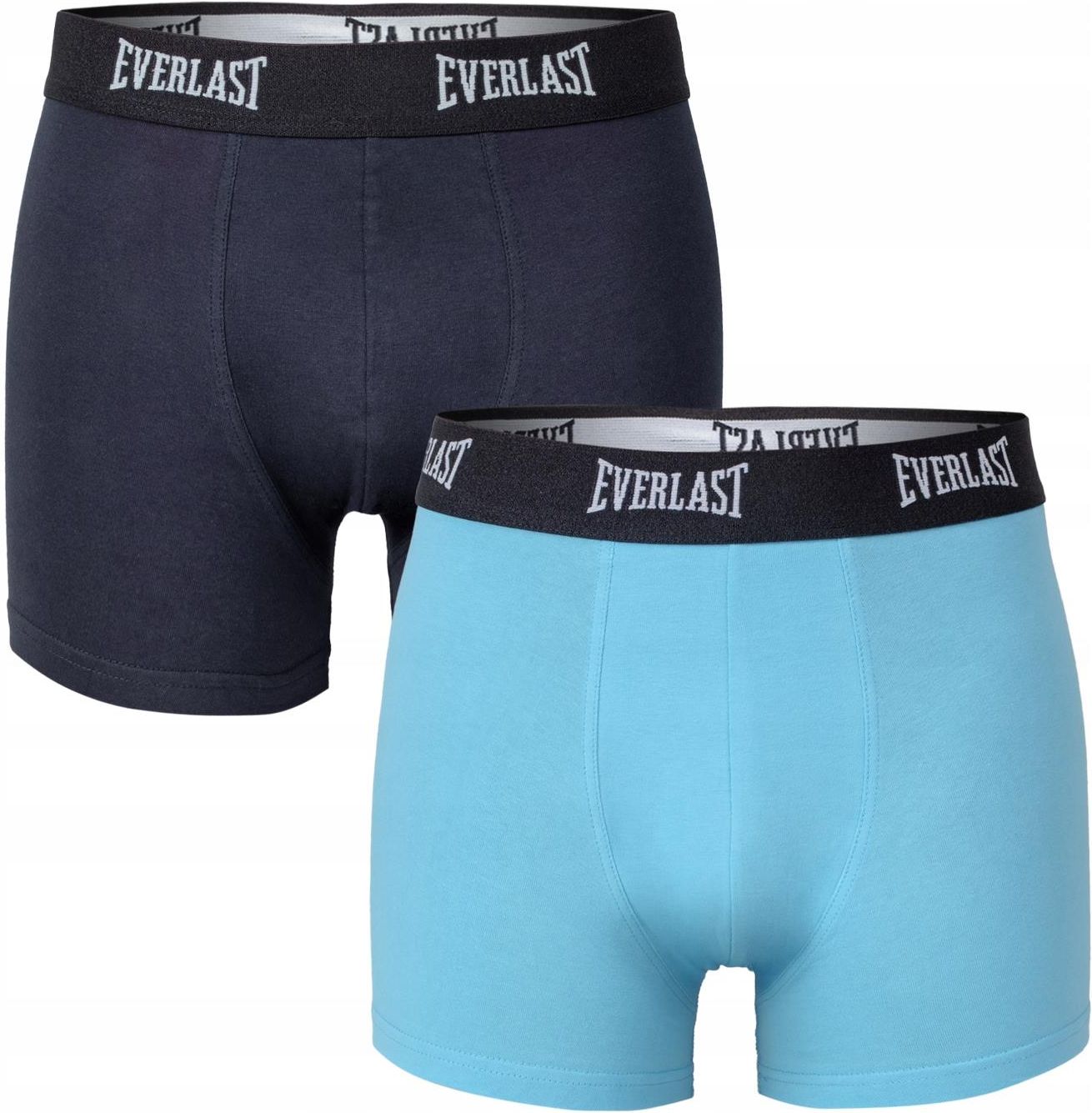 Everlast bokserki męskie bawełniane 2PAK r. XL granatowy/niebieski ...