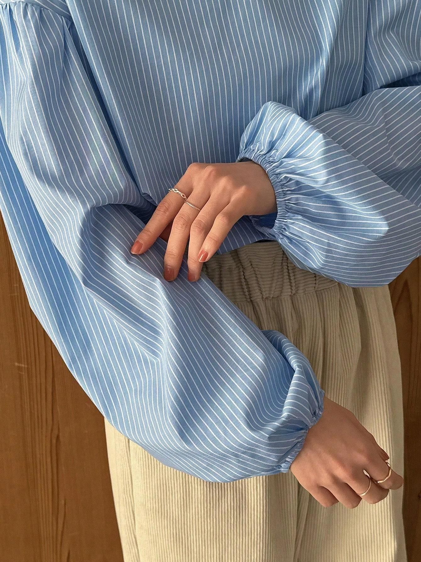 Friful fmk paski długi wzór rękaw bluzka luźna M NJ2 - Ceny i opinie ...