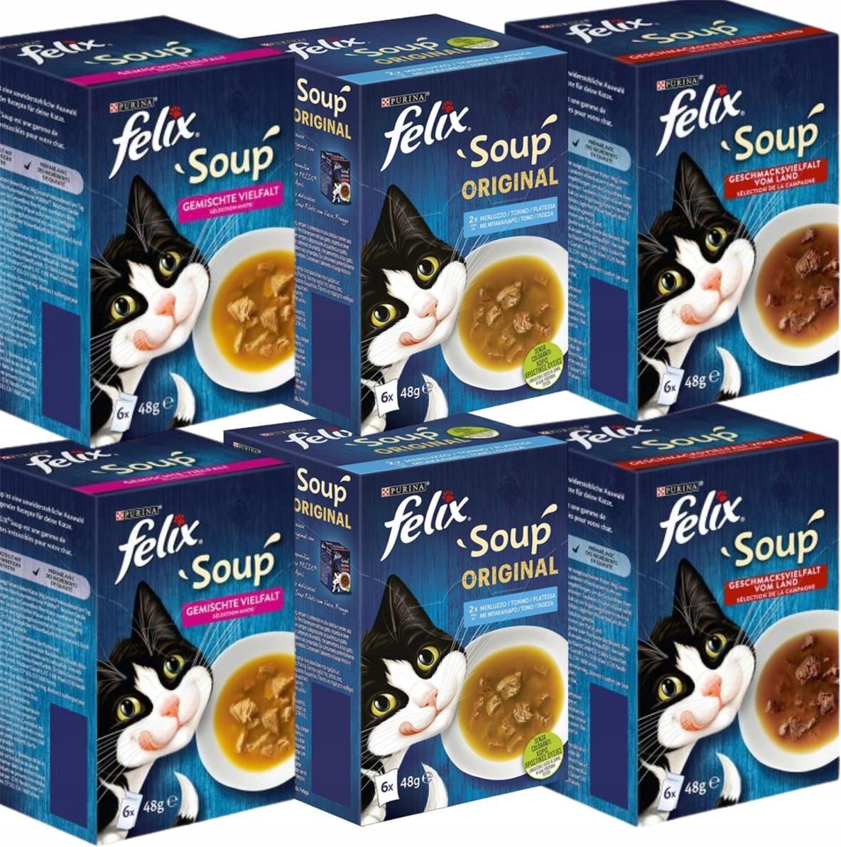 Karma Felix Soup Mix Różnorodność Smaków 36X48G - Ceny i opinie - Ceneo.pl