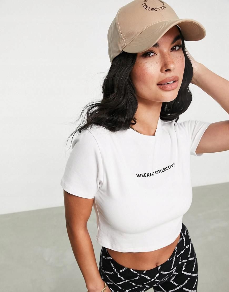 Asos Weekend Collective Crop Top T-shirt Xxk zzy Xs - Ceny i opinie ...