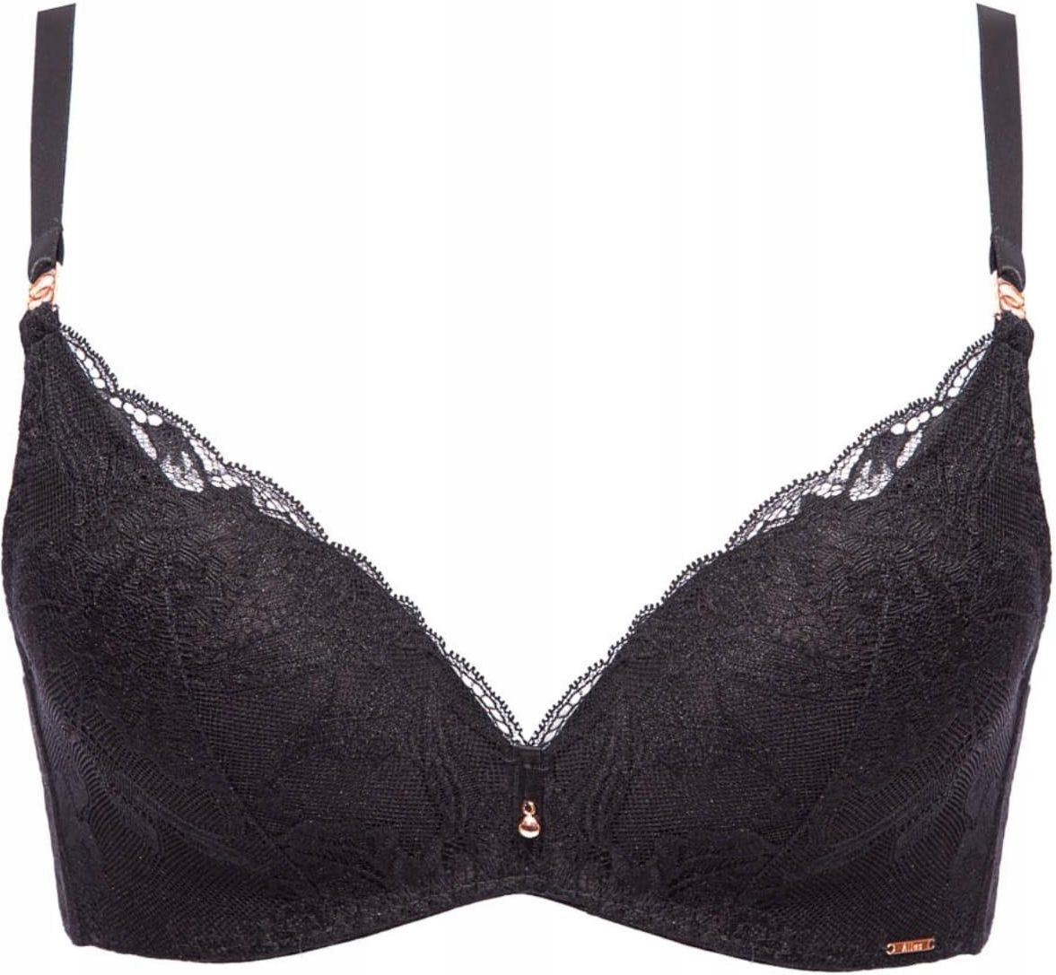 Alles Sublime biustonosz Push-Up czarny koronkowy powiększający 85C - Ceny i opinie - Ceneo.pl