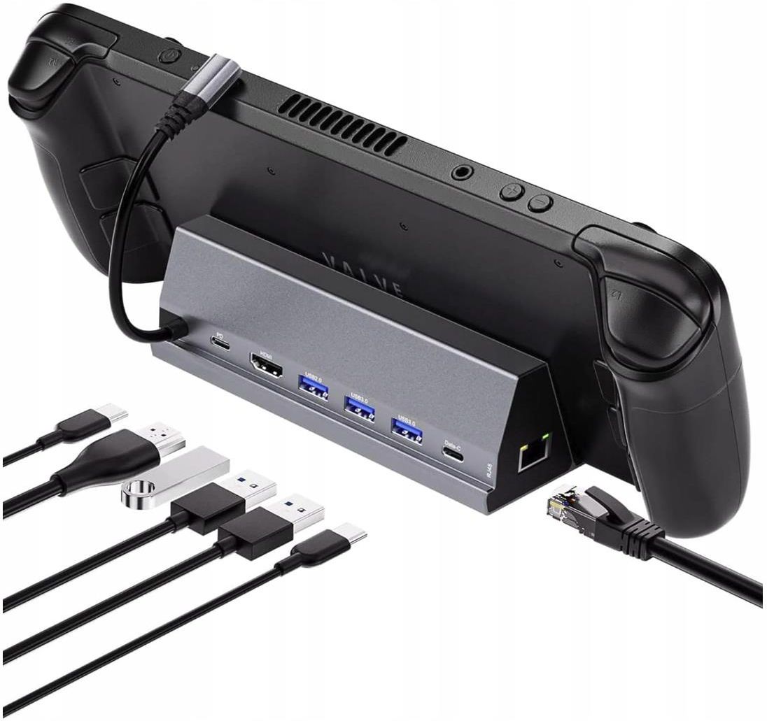 TC HUB USB-C do Lenovo LEGION GO / ASUS ROG ALLY HDMI 4k 60Hz USB 3.0 ...