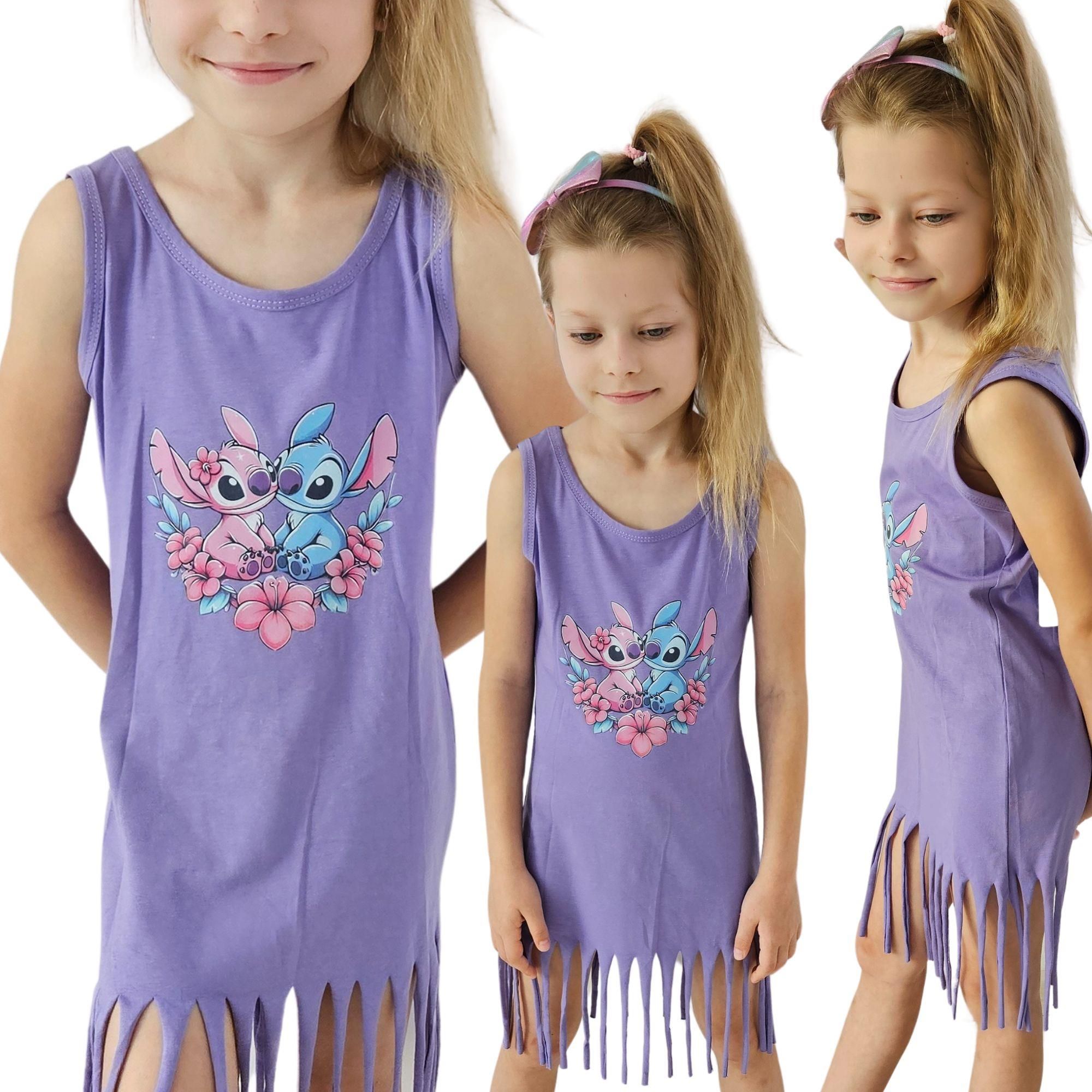 Sukienka Stitch Tunika Bluzka Sukienka na Lato z bajki Stitch 122/128 8lat - Ceny i opinie ...
