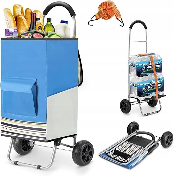 Wózek na zakupy Wonsefoo Czarny (B902) - Ceny i opinie - Ceneo.pl