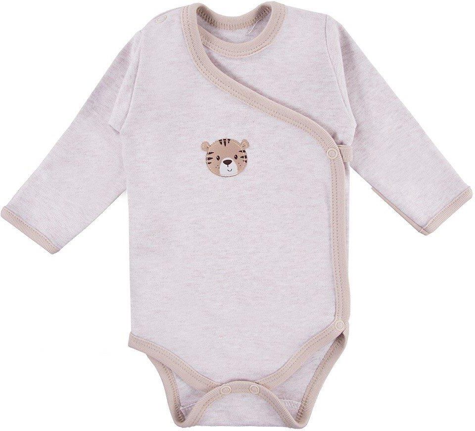 Body z długim rękawem rozpinane niemowlęce dla chłopca Eevi Baby love ...