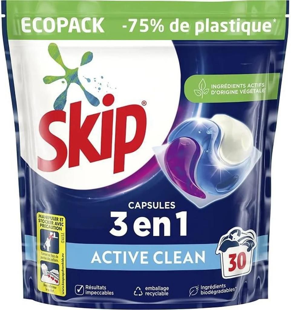 Skip Active Clean Kapsułki Do Prania 30Szt. - Opinie i atrakcyjne ceny ...