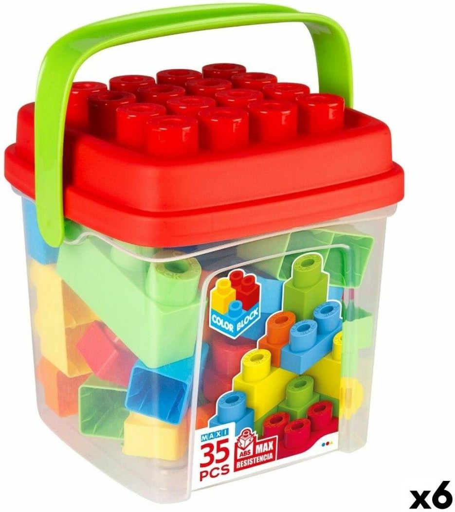Color Block Zestaw Do Budowania Basic Sześcian 35 Części 6Szt. - ceny i ...