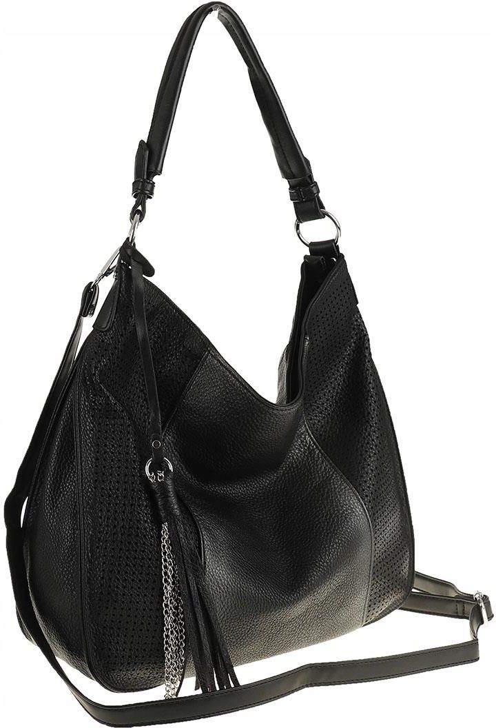 Sara Moda Torebka Damska ażurowa listonoszka worek 6898 Black - Ceny i ...