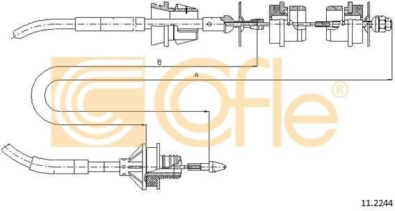 Cofle Cięgno Sterowania Sprzęgłem 112244 - Opinie i ceny na Ceneo.pl