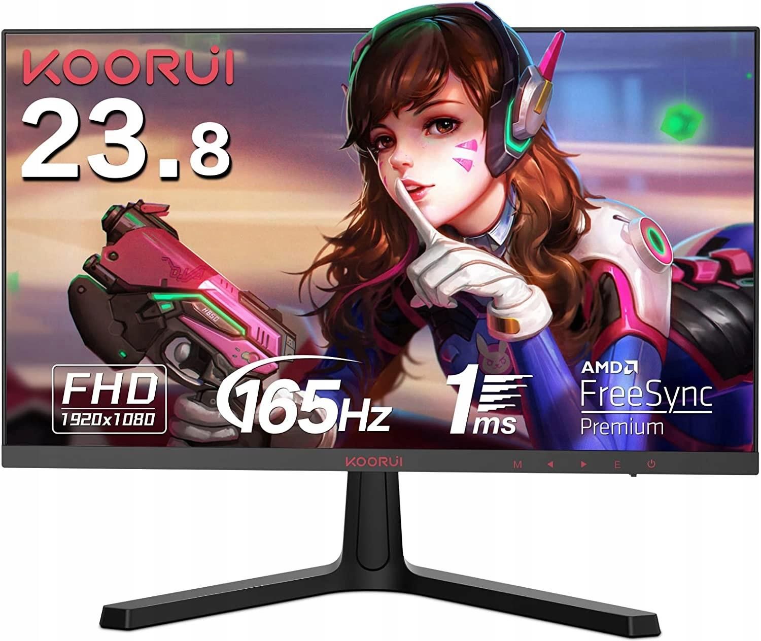 Sprzęt komputerowy outlet Produkt z Outletu: Monitor gamingowy KOORUI 24 24N1 1 1920 x 1080 ...