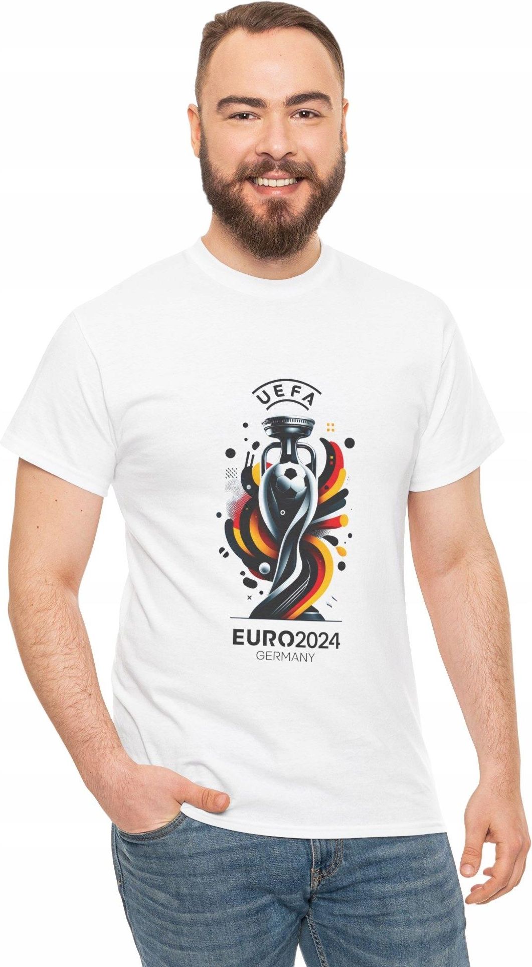 T-shirt męski Koszulka Uefa Euro 2024 Piłka nożna M - Ceny i opinie ...