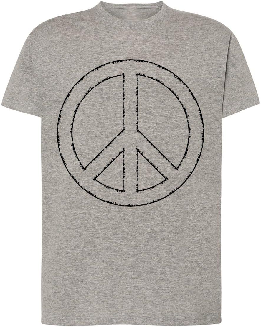 T-Shirt koszulka nadruk znak Peace Pokój r.M - Ceny i opinie - Ceneo.pl
