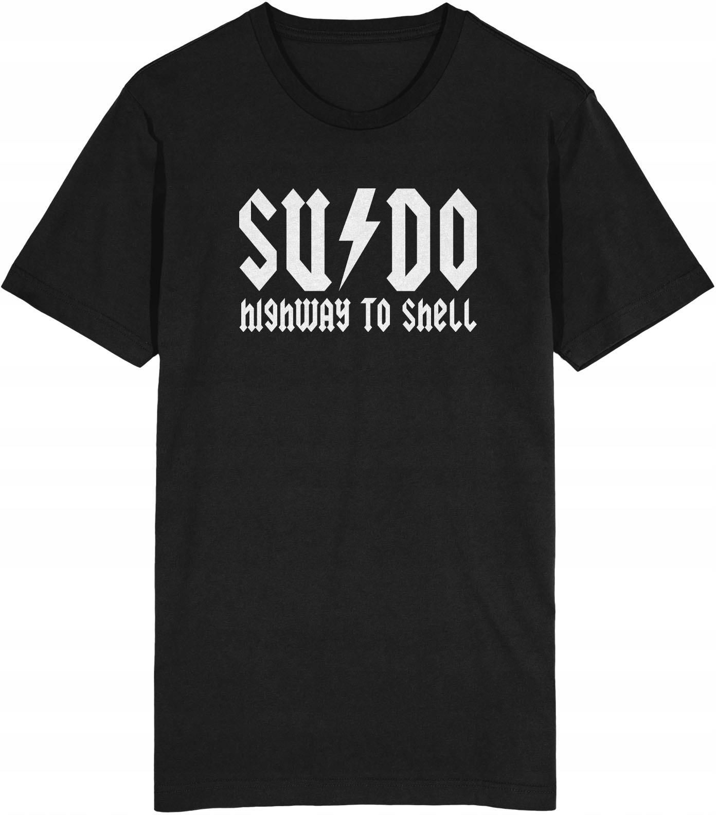 Sudo Highway To Shell Koszulka Dla Informatyka Linux Programista - Ceny ...