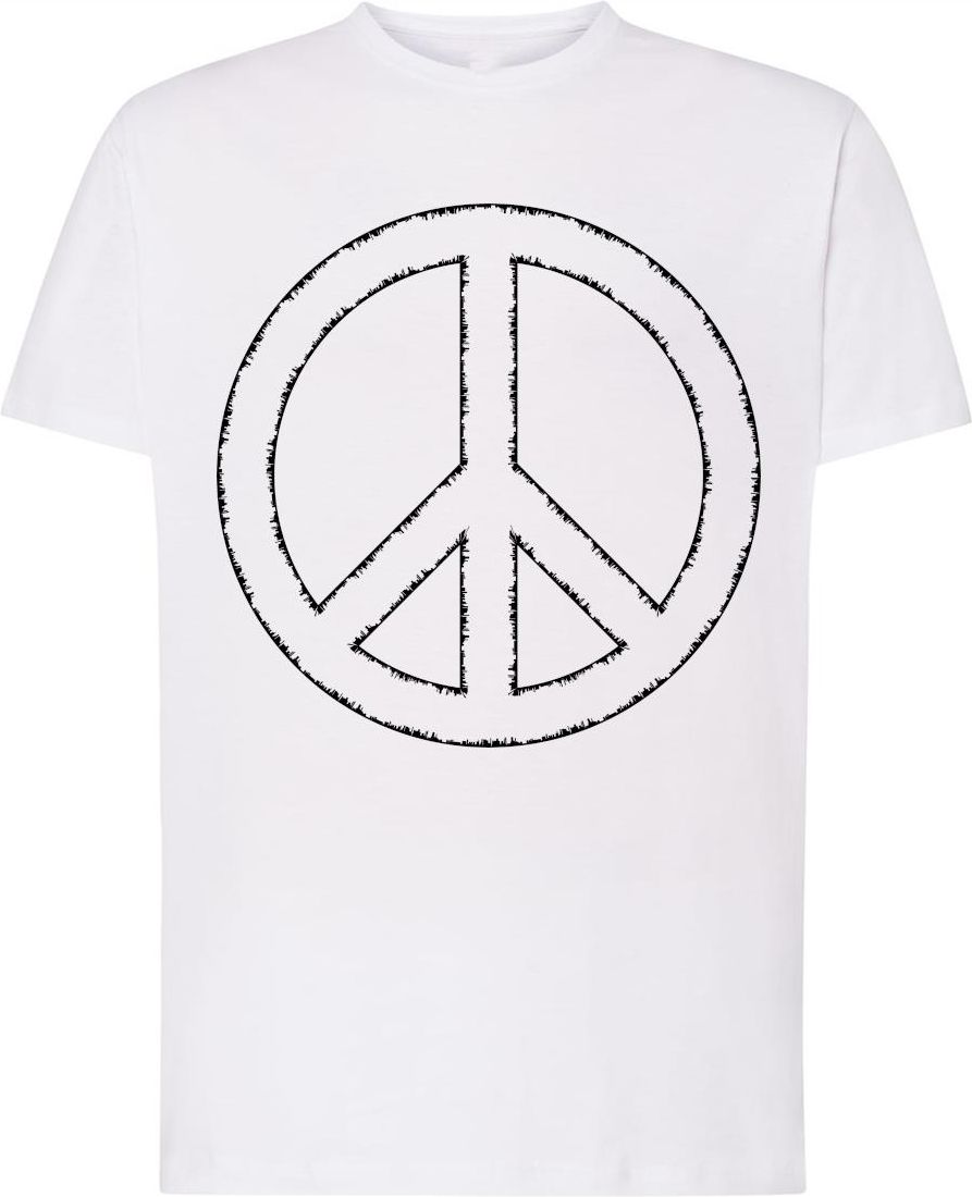 T-Shirt koszulka nadruk znak Peace Pokój r.XS - Ceny i opinie - Ceneo.pl