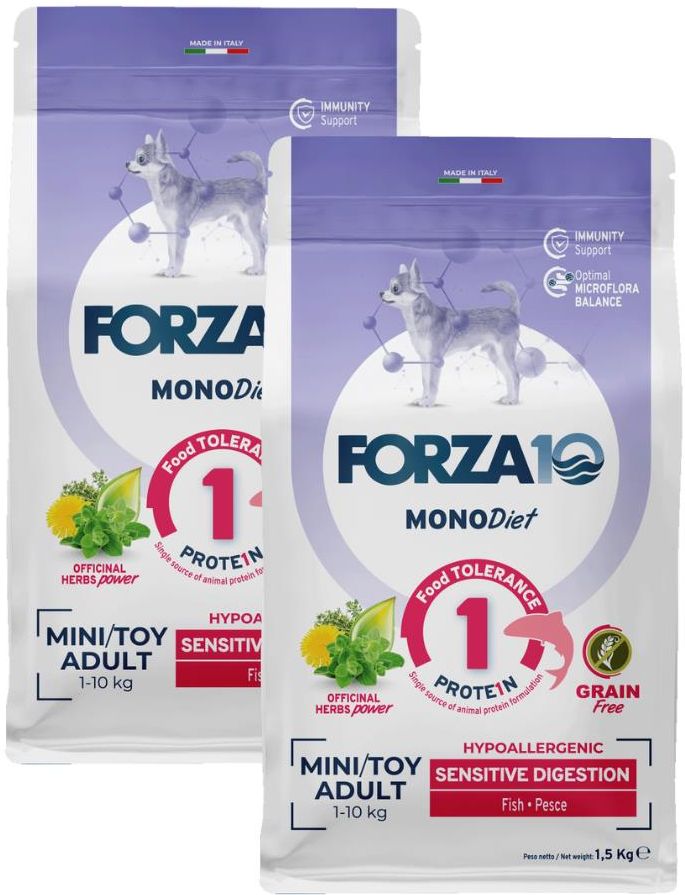 Karma Forza10 Mini/Toy MonoDiet Sensitive Digestion Ryba Dla Psa 2x1,5kg - Ceny i opinie - Ceneo.pl