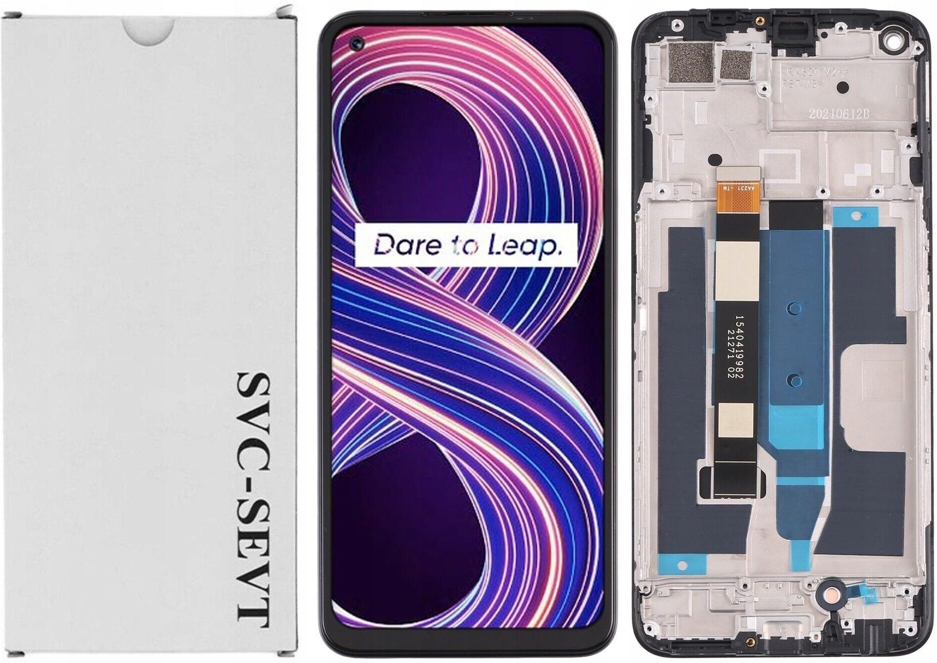 Podzespoły do telefonu SERVICE PACK OEM DO REALME 8 5G RMX3241 RAMKA ...