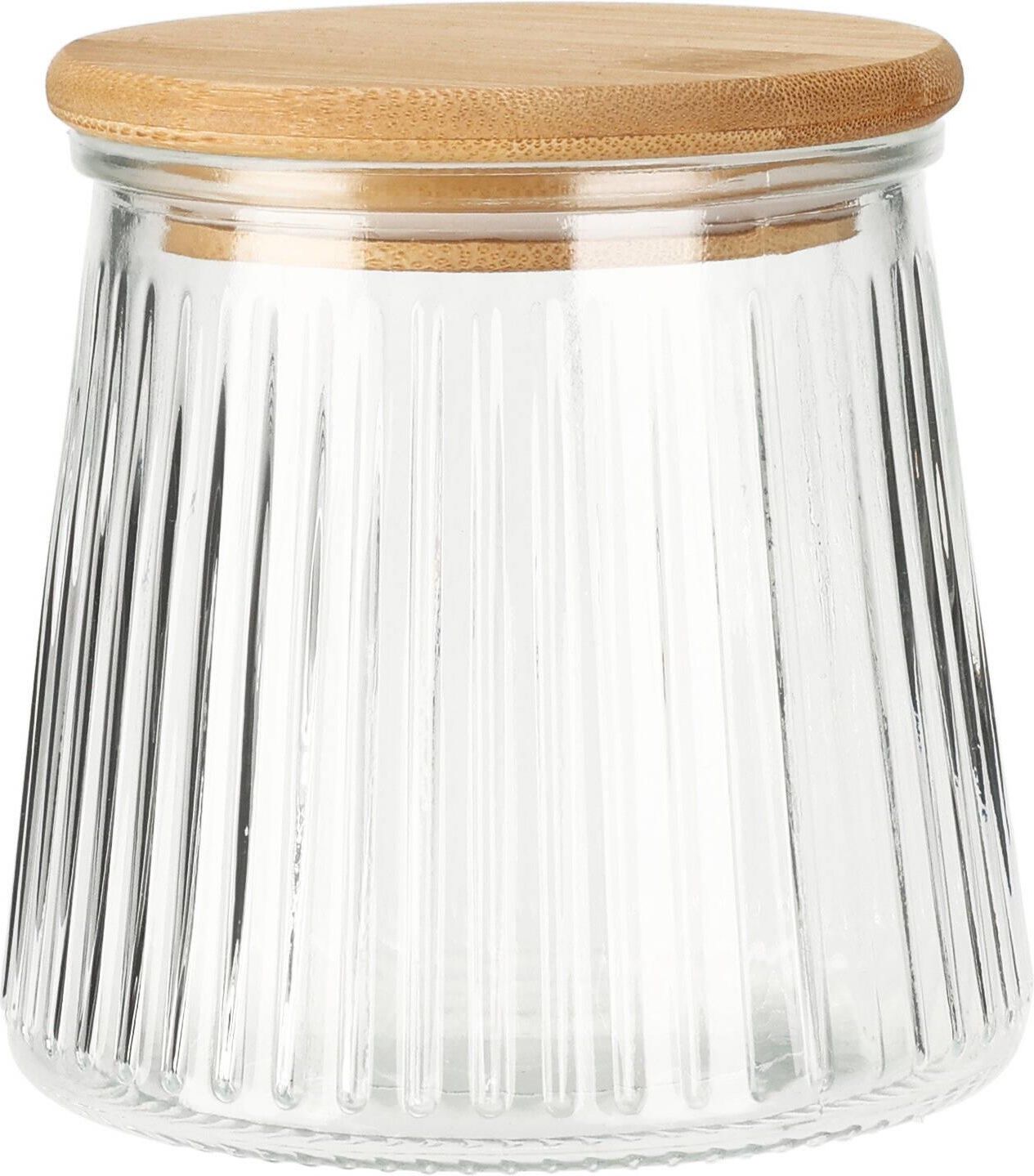Eh Excellent Houseware Słoik Z Bambusową Pokrywką Szczelne Zamknięcie ...