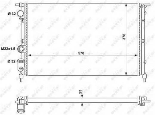 Nrf Chłodnica Wody 58852 - Opinie i ceny na Ceneo.pl