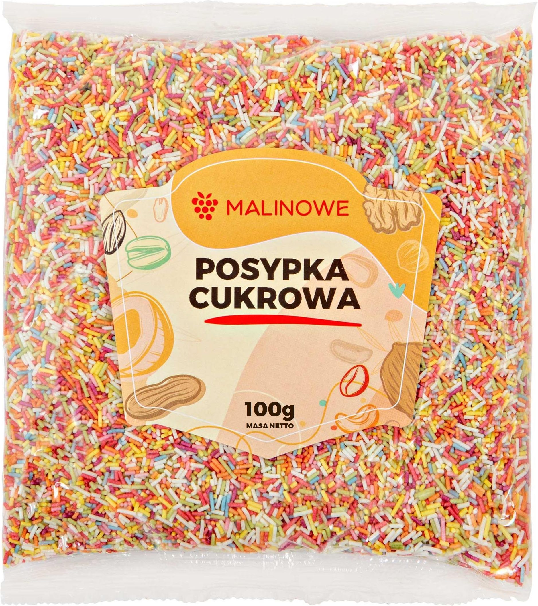 Malinowe Posypka Cukrowa 100g - Ceny i opinie - Ceneo.pl
