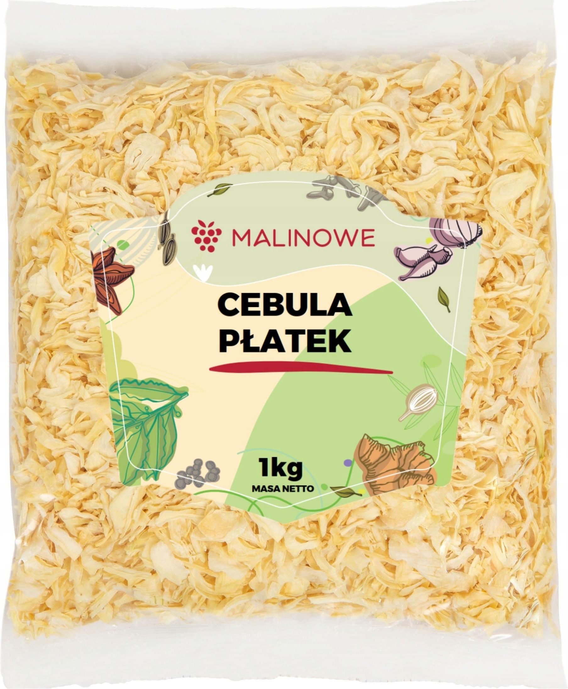 Malinowe Cebula Płatki Suszona 1kg - Ceny i opinie - Ceneo.pl