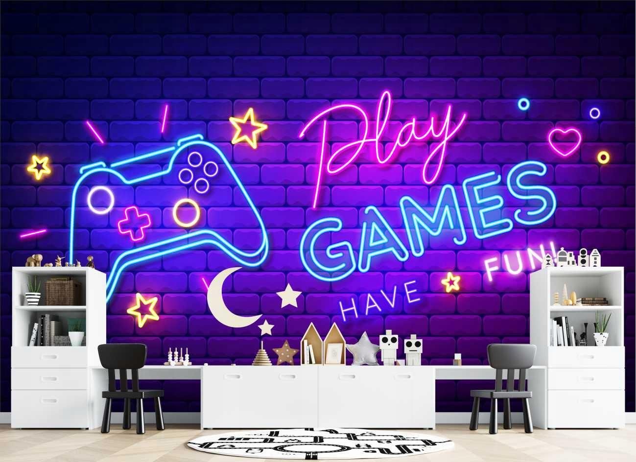 Eobraz Tapeta Na Ścianę Fototapeta Dla Gracza Młodzieżowa Game Ps Play ...