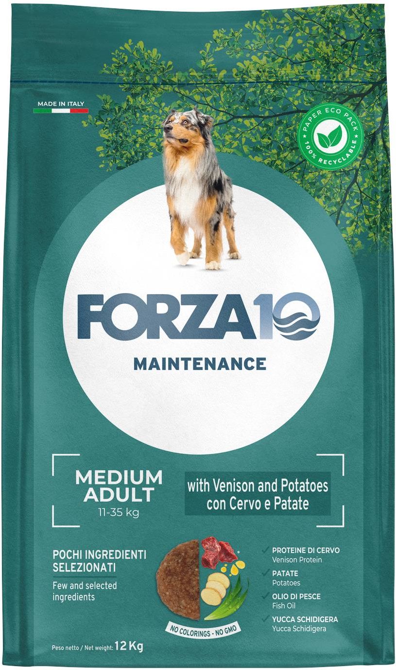 Karma Forza10 Medium Maintenance z jeleniem i ziemniakami dla psa : waga - 12 kg DOSTAWA 24h ...