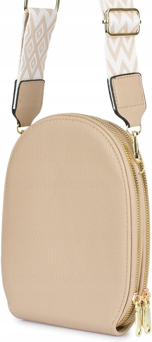 Torebka damska na telefon mini listonoszka z klapą raportówka na ramię ...