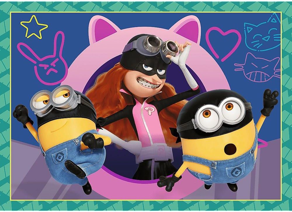 Trefl Puzzle 4w1 Zwariowane Minionki 34648 - Ceny i opinie - Ceneo.pl