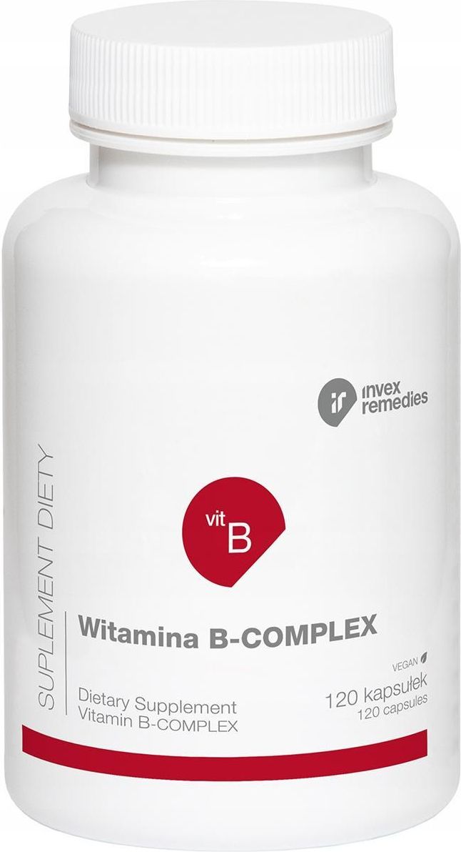 Witamina B-Complex Invex Remedies Kompleks Witamin Z Grupy B 120 kaps - Opinie i ceny na Ceneo.pl
