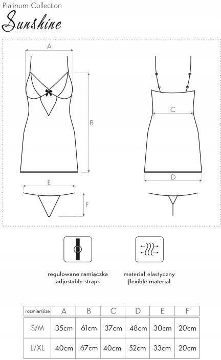 LivCo Corsetti Fashion Koszulka Sunshine LC 90185 Platinum Collection ...
