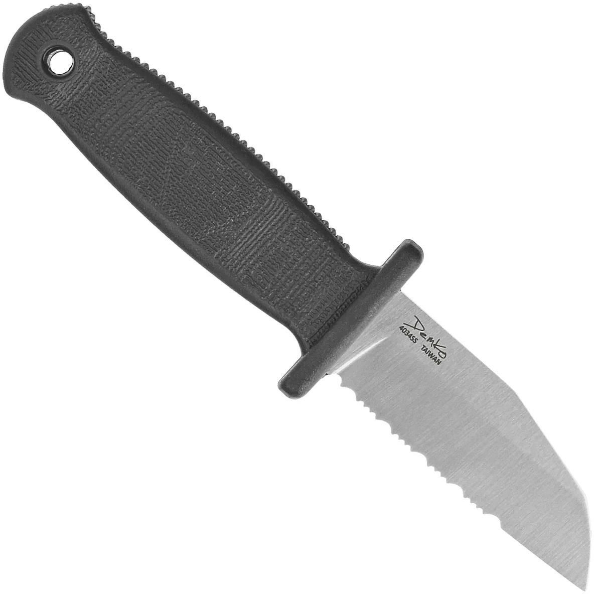 Demko Knives Nóż Demko Armiger 2 Shark Foot Black Thermal Plastic ...