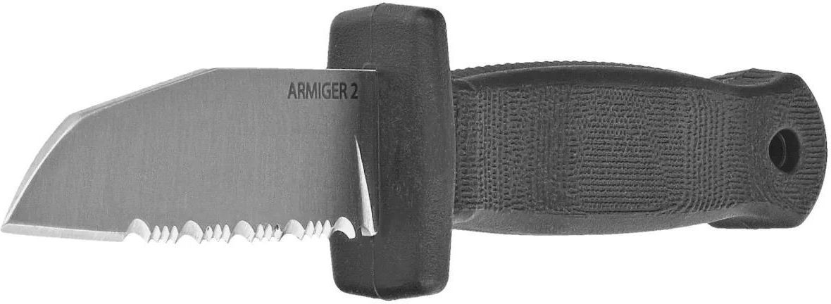 Demko Knives Nóż Demko Armiger 2 Shark Foot Black Thermal Plastic ...