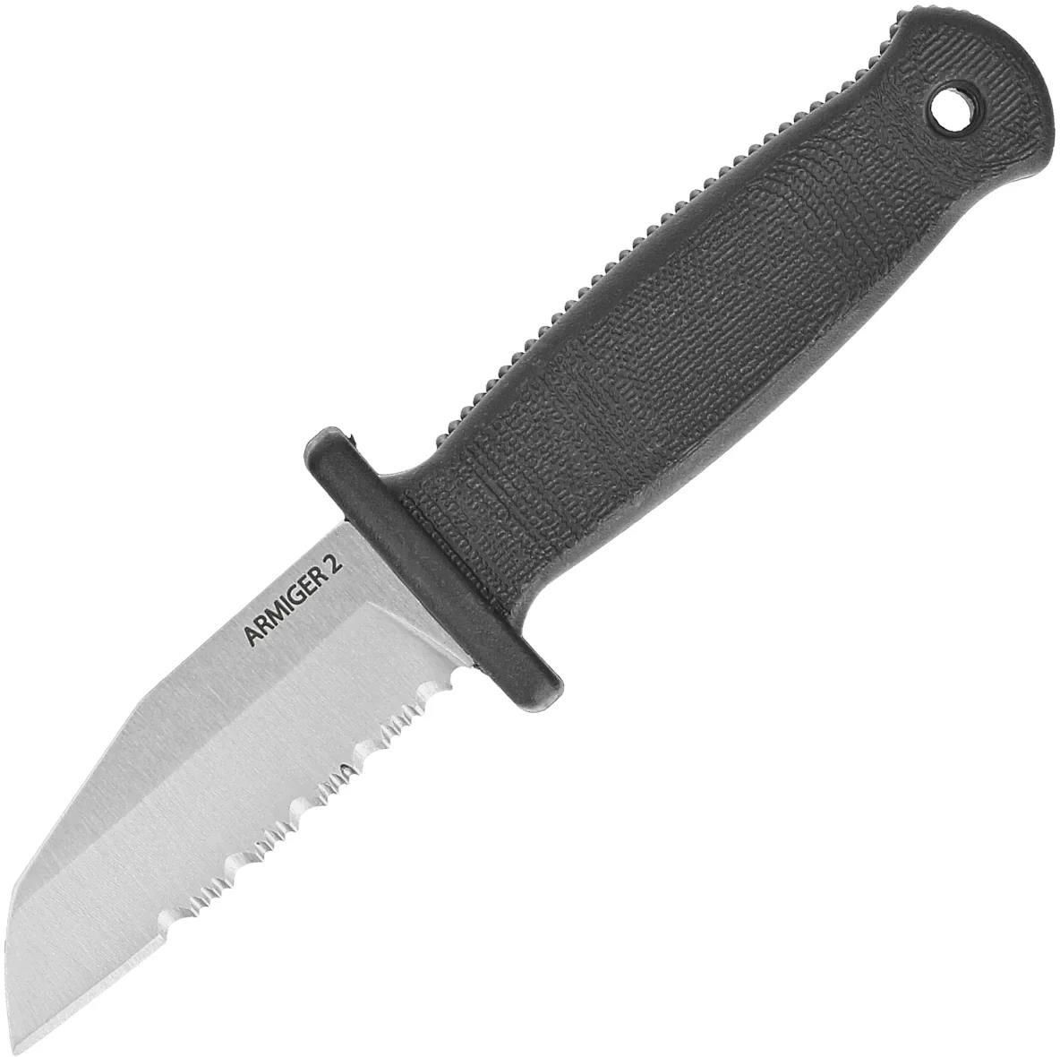 Demko Knives Nóż Demko Armiger 2 Shark Foot Black Thermal Plastic ...