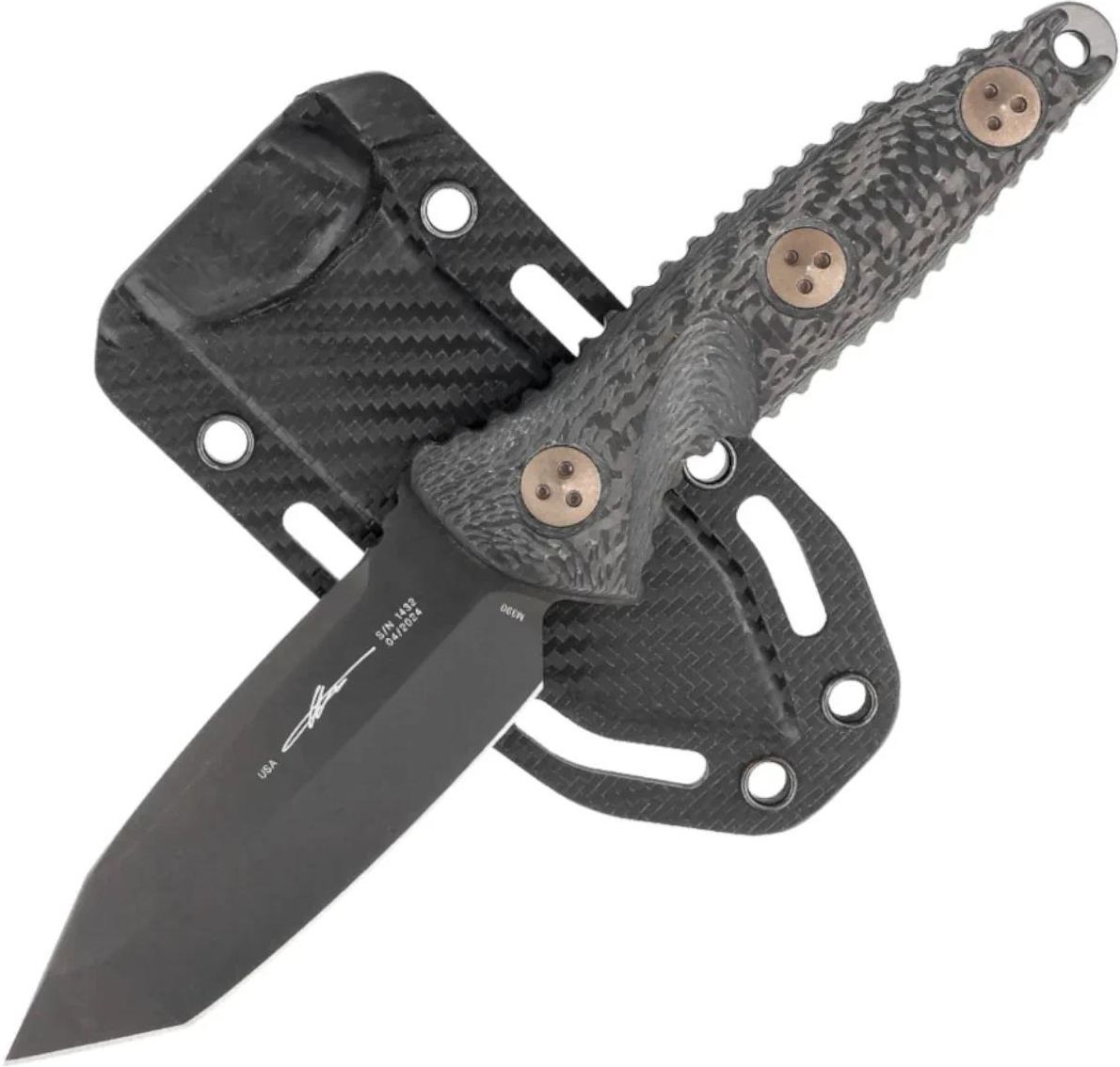 Microtech Knives Nóż Microtech Socom Alpha Mini T E Signature Carbon ...