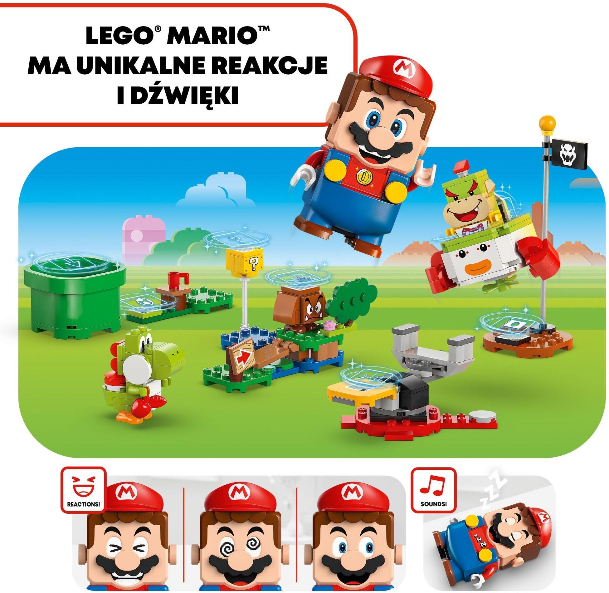 LEGO Super Mario 71439 Przygody z interaktywną figurką LEGO Mario ...