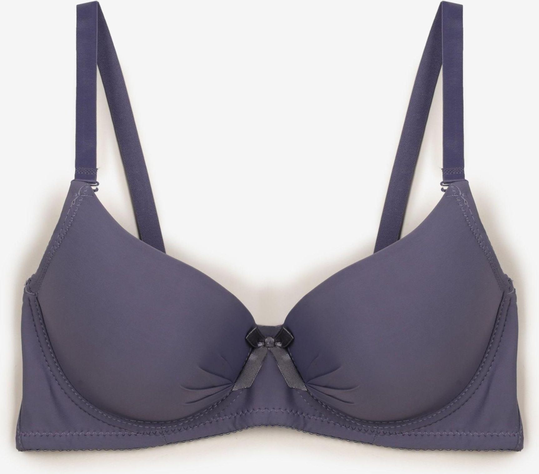 Born2Be Granatowy Biustonosz damski 80DD Gładkie - Ceny i opinie - Ceneo.pl