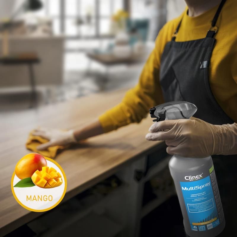 Clinex Multi Spray Mango - Uniwersalny spray do czyszczenia powierzchni ...