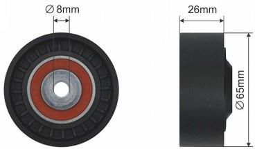 Element napędu Nty Rolka Napinacza Paska Wieloklinowego RNKAU016 ...