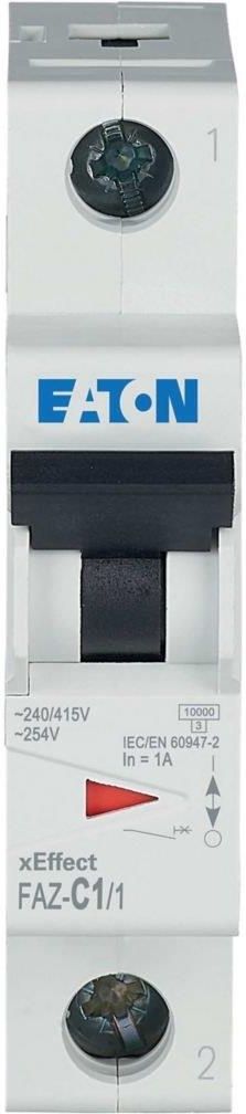 Bezpiecznik Eaton Wyłącznik Nadprądowy Serii 15Ka 1-Biegunowy Faz-C1/1 HCZ815 - Opinie i ceny na ...