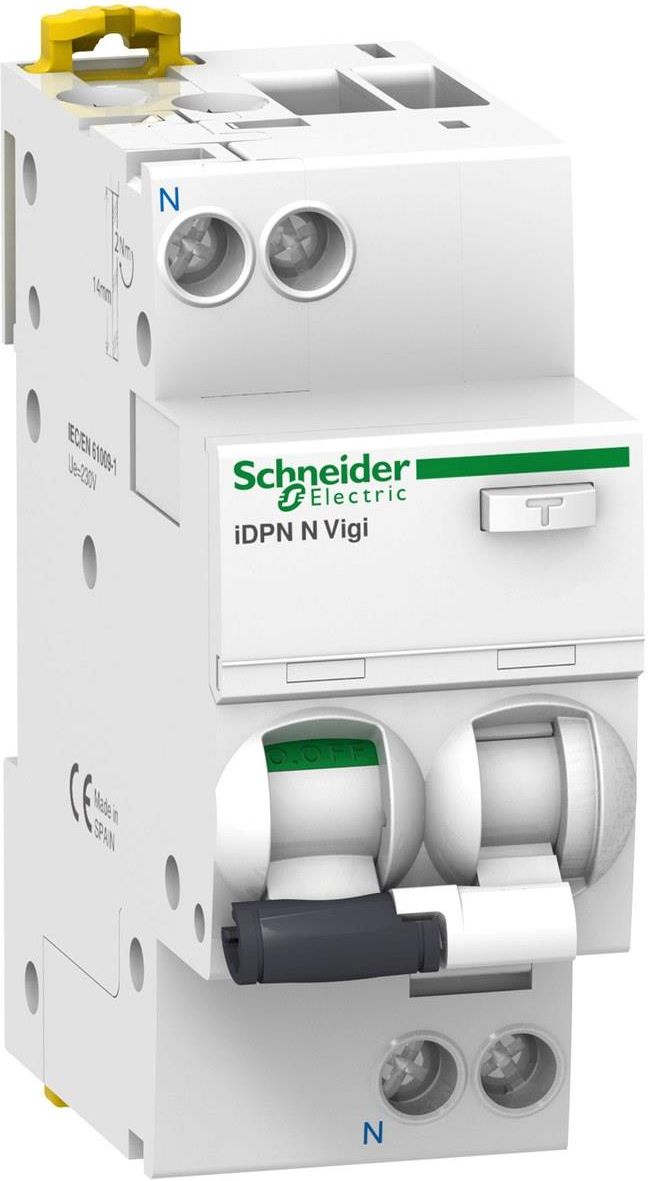Bezpiecznik Schneider Electric Wyłącznik Różnicowoprądowy Z Członem Nadprądowym Idpnnvigi-B20-30 ...
