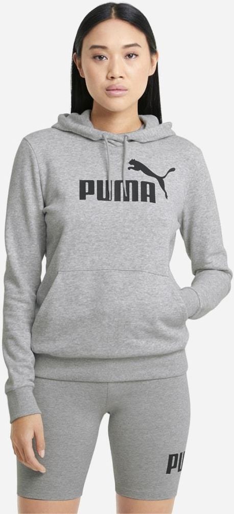 Puma Bluza z kapturem damska Ess Logo Hoodie Tr 58679 Szara - Ceny i opinie - Ceneo.pl
