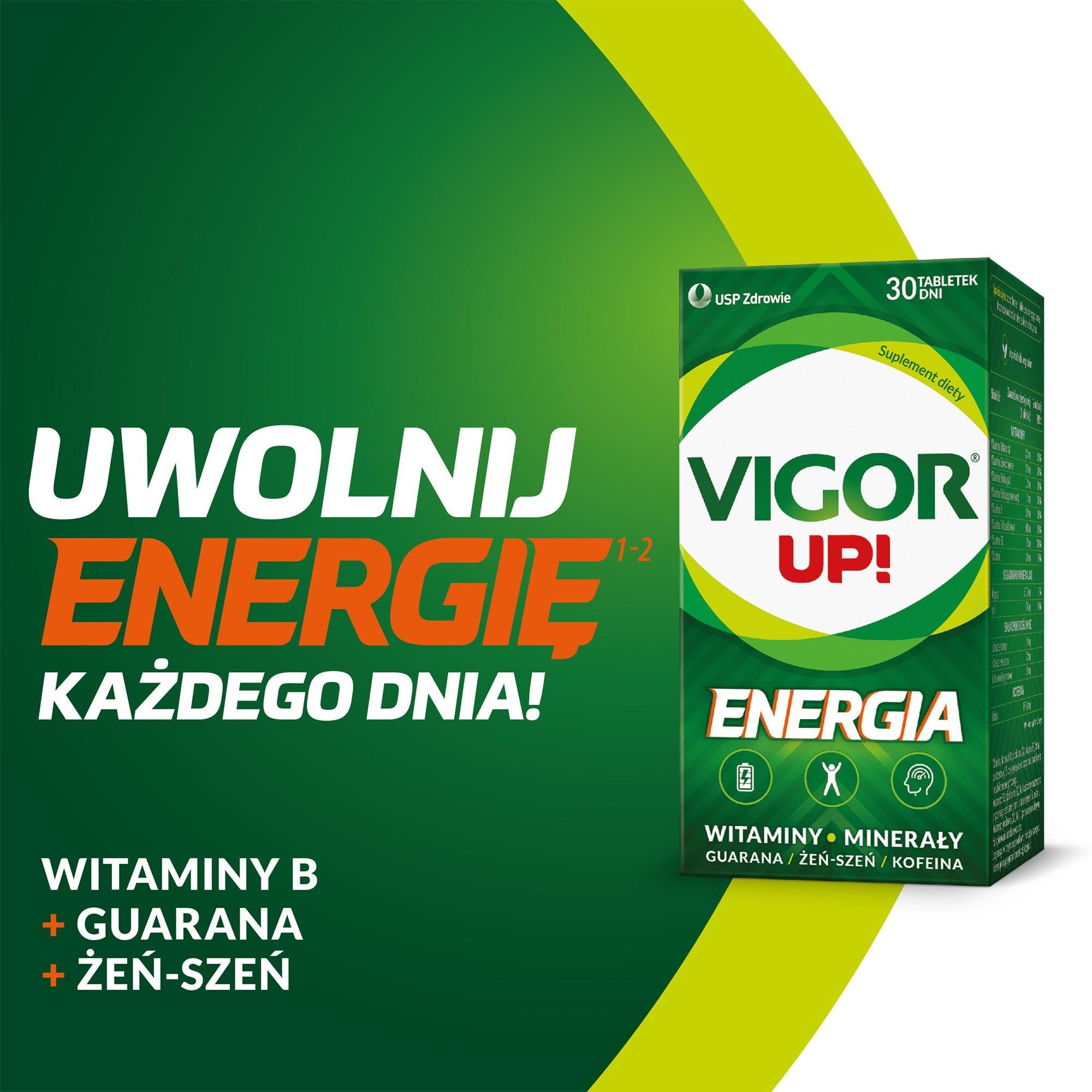 Vigor Up! Energia 60 tabl. - Opinie i ceny na Ceneo.pl