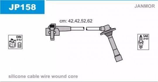 Janmor Przewody Zapłonowe JP158 - Opinie i ceny na Ceneo.pl