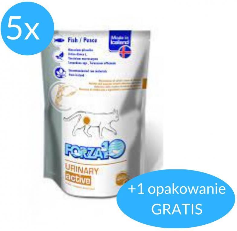 Karma Forza10 Urinary Actiwet dla kota 5x100g + 100g GRATIS! (600g) : waga - 6 x 100g DOSTAWA ...