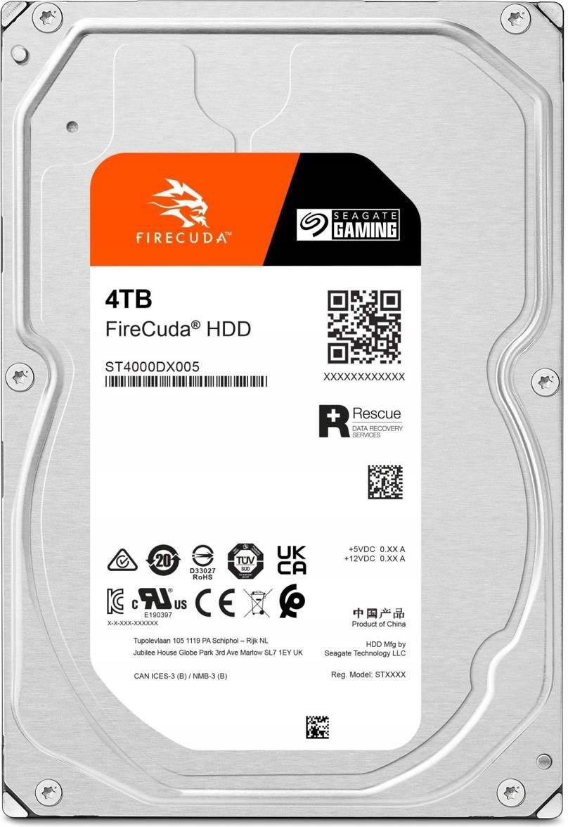 Dysk zewnętrzny Seagate Firecuda 4TB 7200RPM 3.5 Hdd (ST4000DX005 ...